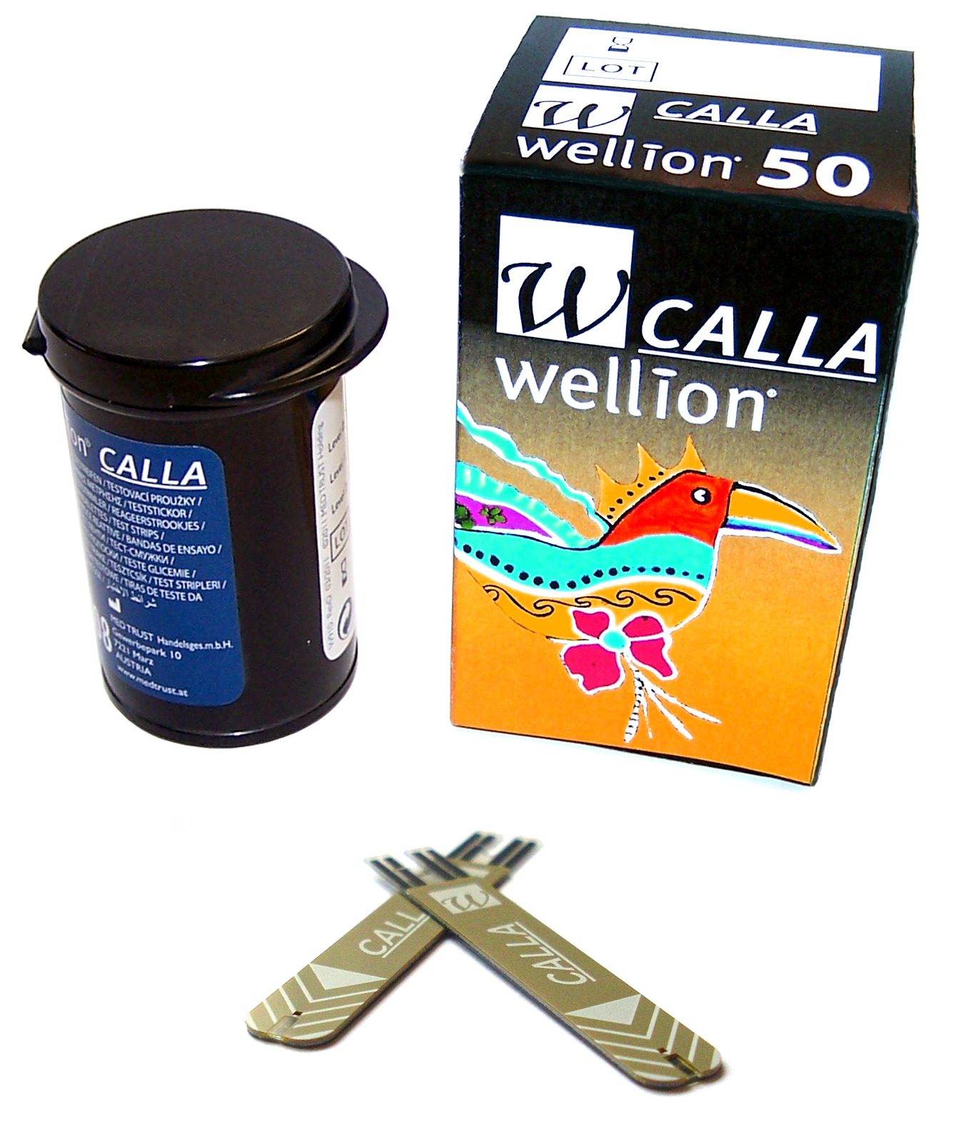 Wellion Calla tesztcsík